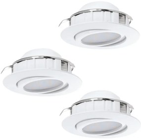 Eglo 95851 - SADA 3x LED podhledové svítidlo PINEDA 1xLED/4,9W/230V