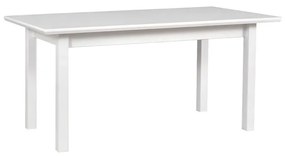 Rozkládací stůl Logan 90 x 160/240 V L S, Barva dřeva: bílá