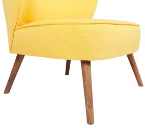 Atelier del Sofa Křeslo Bienville - Yellow, Žlutá