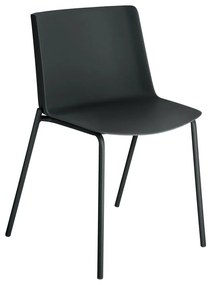 OnaDnes -20% Černá plastová jídelní židle Kave Home Hannia