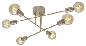 Cottex P7216BM - Přisazený lustr BATON 6xE27/60W/230V mosaz P7216BM