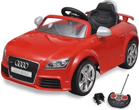 Dětské auto s dálkovým ovládáním Audi TT červené