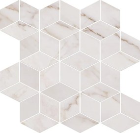 Opoczno Dekor Carrara Pulpis Mozaika White 29,7x28 - 149217