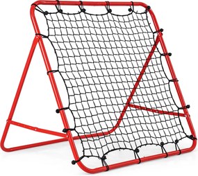 Costway Odrážedlo pro fotbal s 5 Nastavitelnými úhly Skládací odrazová síť