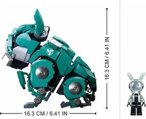 Sluban Pleyerid M38-B1112B Mechanický buldoček zelený