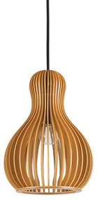 Závěsné svítidlo Ideal lux 159867 CITRUS-3 SP1 1xE27 60W dřevo Závěsná svítidla