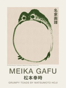 Obrazová reprodukce Japonská mrzutá ropucha, (30 x 40 cm)