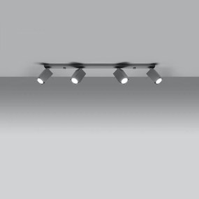 Sollux Lighting Stropní svítidlo MERIDA 4L šedé