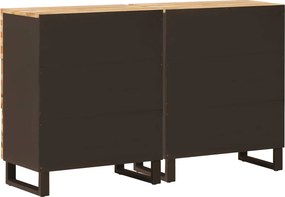 Servírovací skříň 2 ks 60 x 33 x 75 cm Masivní mangové dřevo 3310100