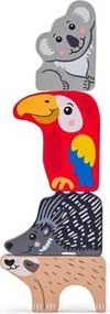Woody Puzzle na desce - Zvířátka / od 1 roku