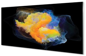 akrylový obraz barevné fraktály 125x50 cm