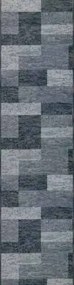 Associated Weavers, Protiskluzový běhoun na míru Icona 97, šíře 120 cm, šedá, chodba / předsíň