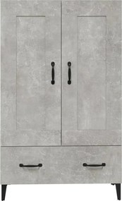 vidaXL Highboard 70 x 31 x 115 cm kompozitní dřevo [812577] Barva: šedá sonoma