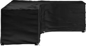 Plachta na zahradní nábytek tvar L 16 oček 260 x 210 x 80 cm 319326