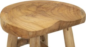 Stolička Teak 42 cm z masivu hnědá