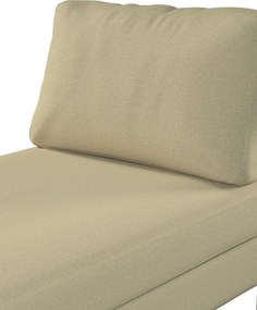 Potah na šezlong IKEA Karlstad samostatný, krátký barva zelená látka pletený vzor