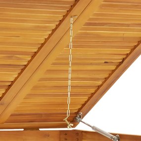 Přístřešek na čtyři popelnice 280 x 89 x 117 cm masivní akácie 3155241