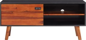 vidaXL TV stolek 110 x 35 x 50 cm masivní akáciové dřevo a MDF [327452]