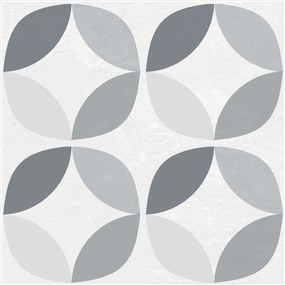 D-c-fix Podlahové samolepící čtverce - Šedé kruhy, rozměr 30,5x30,5cm, balení 11ks, 2745056