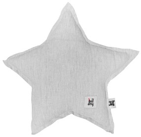 Lněný dekorační polštářek STAR TRUE