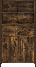 Servírovací skříň Kouřový dub 81 x 36 x 150.5 cm 3403036
