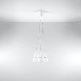 Sollux Lighting Závěsné svítidlo DIEGO 5 bílé