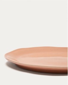Světle růžový keramický talíř ø 27 cm Tiraya – Kave Home