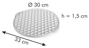 Vykrajovací forma mřížková DELÍCIA ø 30 cm