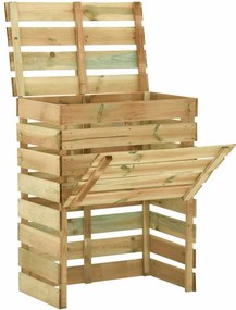 Laťkový zahradní kompostér 4 ks 80 x 50 x 100 cm borovice 3078138