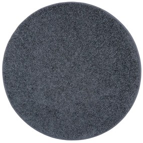 Vopi, Kusový koberec Color Shaggy šedý kruh, 300x300 (průměr) kruh, šedá, kancelář