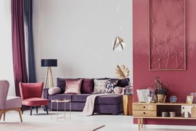 Toolight, závěsné svítidlo 1xE27 APP1089-1CP, zlatá-čirá, OSW-04405