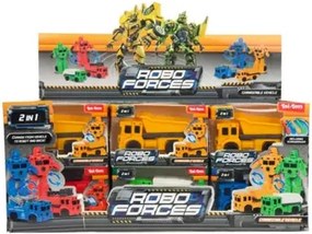 TEDDIES Transformer auto-robot mini / 2v1 hračka / 9 cm / mix barev