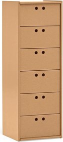 Skříňka v přírodní barvě 40x118x40 cm Wally – Teulat