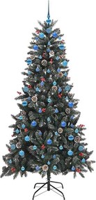 Umělý vánoční stromeček Zelená 210 cm PVC, plast a ocel 3395899