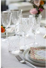Křišťálové skleničky v sadě 4 ks na víno 270 ml Melodia – Lyngby Glas