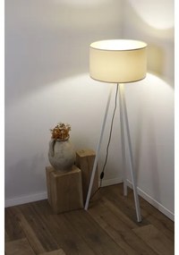 Stojací lampa STANDART 1xE27/60W/230V krémová/bílá