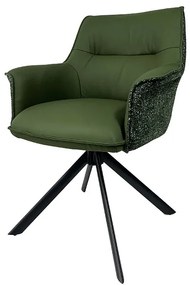 Designová otočná židle Kahikilani zelená