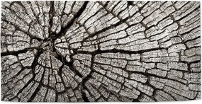 Sablio Ručník Dřevo - 70x140 cm