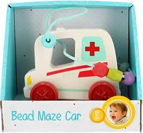 BAM BAM Auto sanitka s motorickým labyrintem / Setrvačník / Korálky /