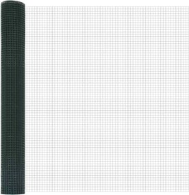 Svařované drátěné ploty s hroty 100 x 1 m Ocel potažená PVC 3352146
