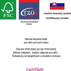 Dětská lavička, přírodní, borovice, EVAN