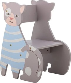 Světle modrá/šedá dětská židle Mille – Bloomingville Mini