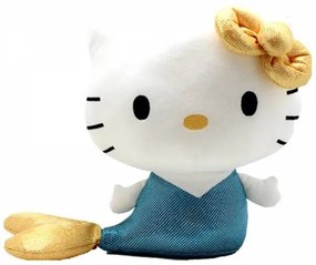 Plyšák Hello Kitty mořská panna modrá 20 cm