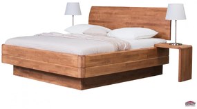 Domestav FANTAZIE GRANDE manželská postel nastavitelné čelo oblé 180 cm dub cink olejovaný