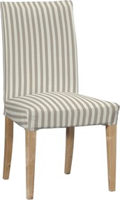 Potah na židli IKEA  Henriksdal, krátký barva béžová látka vzorované