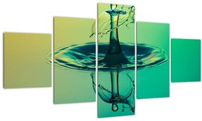 Obraz kapky vody (125x70 cm)