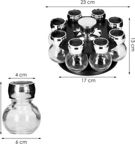 Sada kořenek se stojanem, 8ks SPRINGOS SPICY