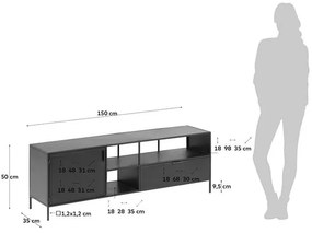 Televizní stolek shantay 150 x 35 MUZZA