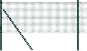 Zemní upevnění svařované drátěné ploty 10 x 0,4 m Zelená 3351675