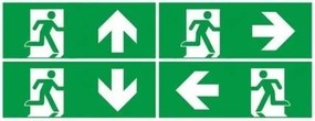 LED Nouzové svítidlo EMERGENCY EXIT LED/3W/230V 6400K IP65